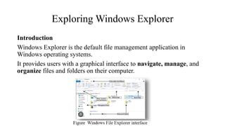 Presentation on Windows Operating System ||pptx || created by Shovan ...