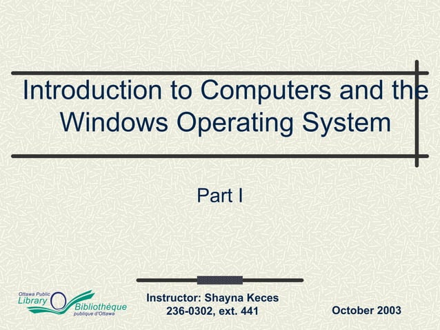 Windows Operating System | PPT