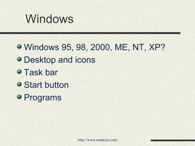 Windows Operating System | PPT