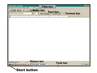 Windows operating system part 1 (Introduction to Computer) | PPT