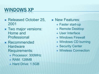 Windows operating systems | PPTX