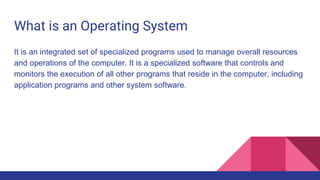 Windows operating system version | PPTX