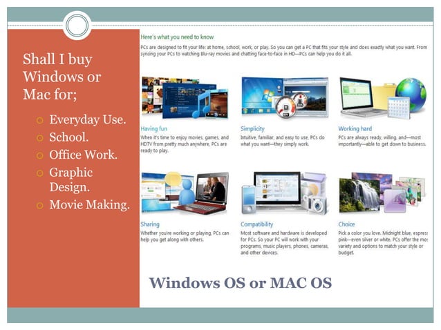 Windows os Vs. Mac os | PPT