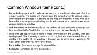 Introduction to Windows Operating System | PPTX