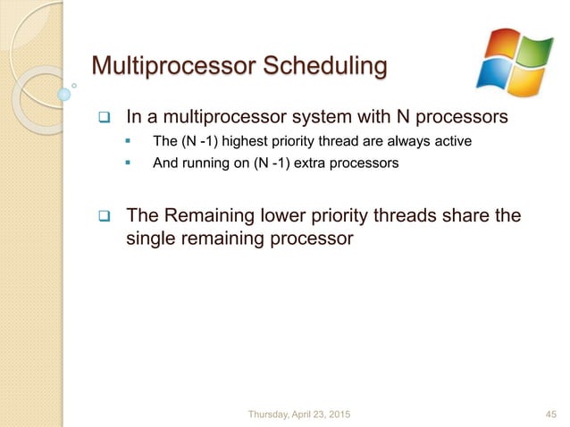 Windows OS Architecture in Summery | PPT