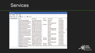 Windows persistence presentation | PDF