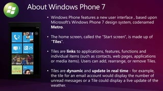 Windows Phone 7 | PPTX