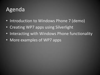 Windows phone 7 technology update | PDF | Operating Systems | Computer Software and Applications