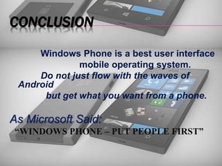 Windows phon ejp | PPTX | Operating Systems | Computer Software and ...