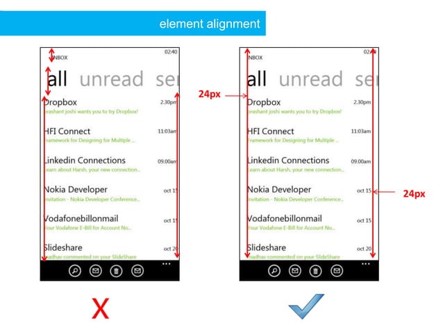 Windows phone UI Design Guidelines | PPTX