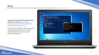 Windows post exploitation | PPTX