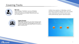 Windows post exploitation | PPTX