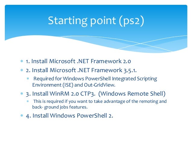 Installing Powershell Integrated Scripting Environment