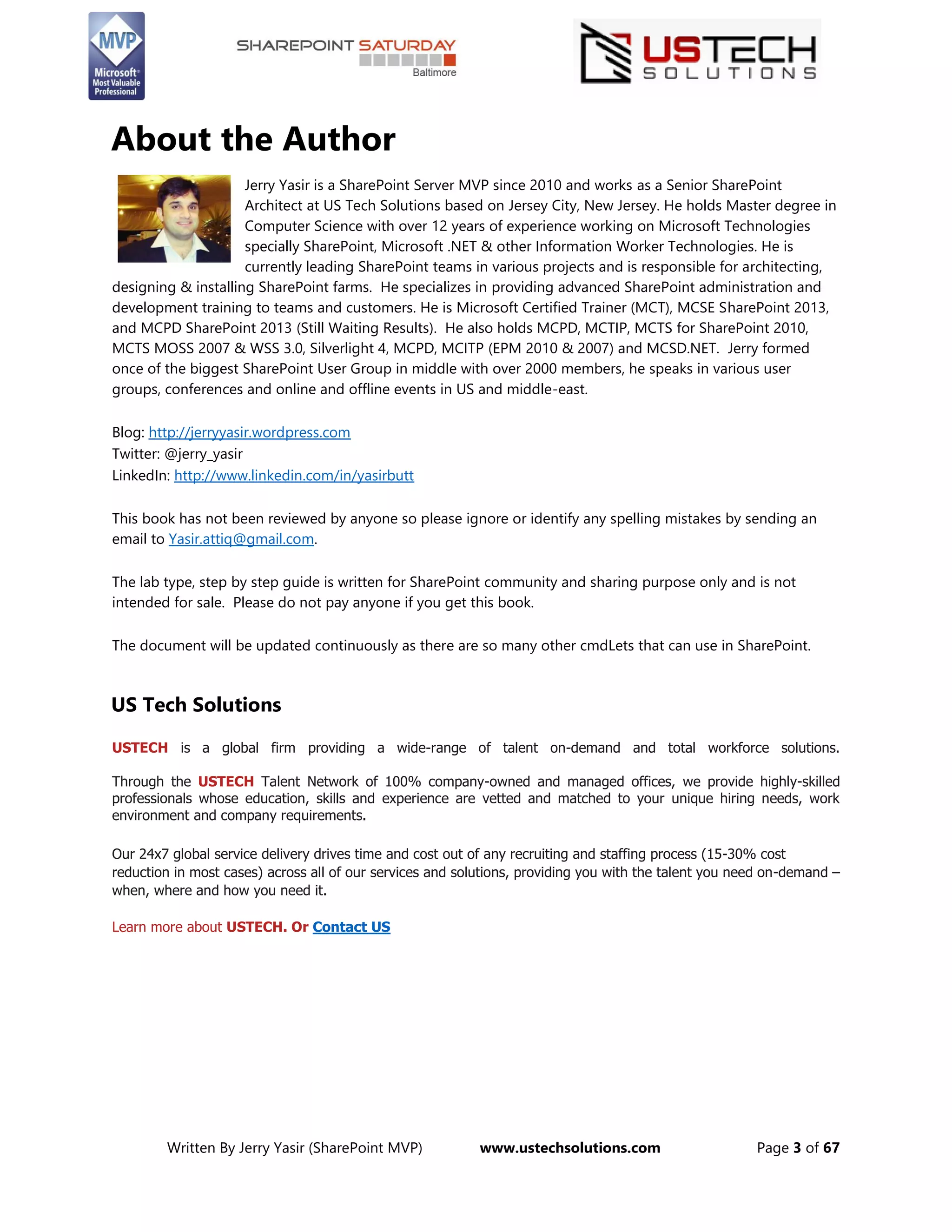 Windows Power Shell Sharepoint Better Together | PDF