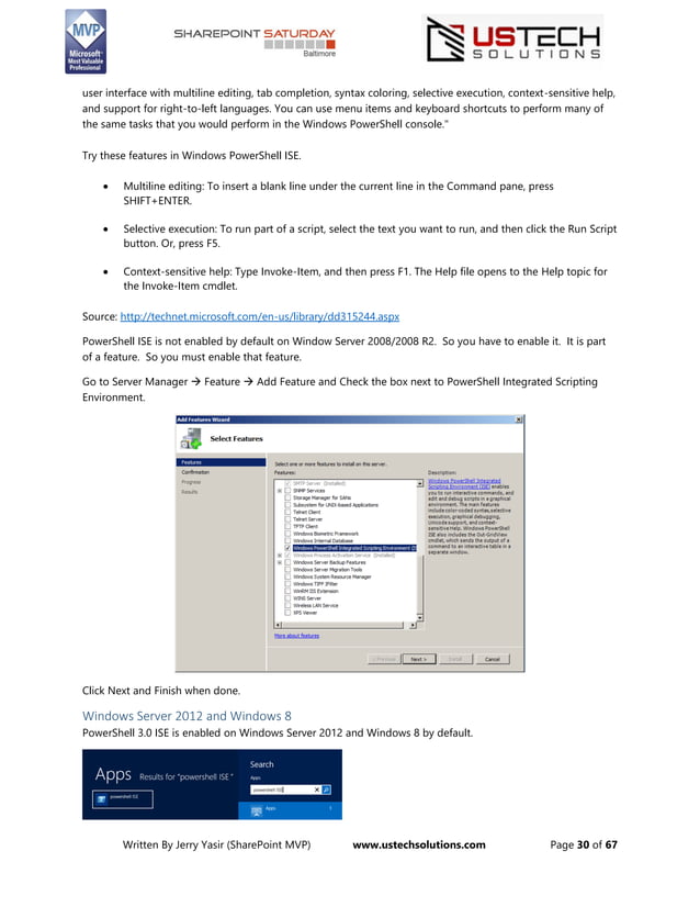 Windows Power Shell Sharepoint Better Together | PDF