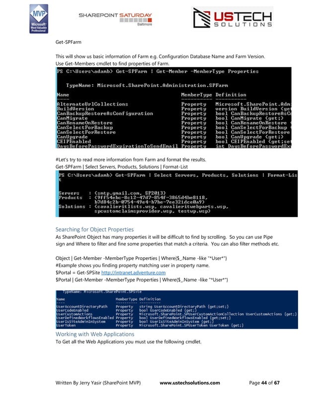 Windows Power Shell Sharepoint Better Together | PDF