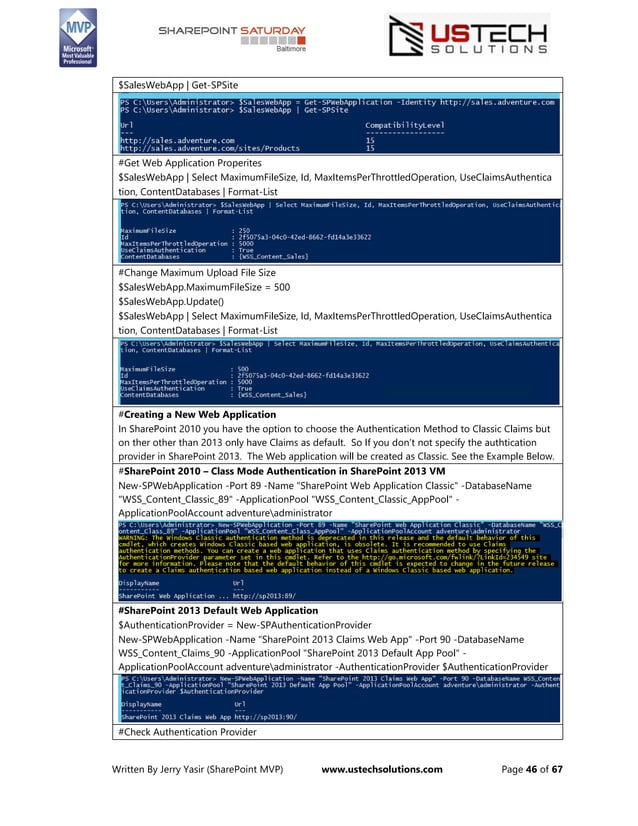 Windows Power Shell Sharepoint Better Together | PDF