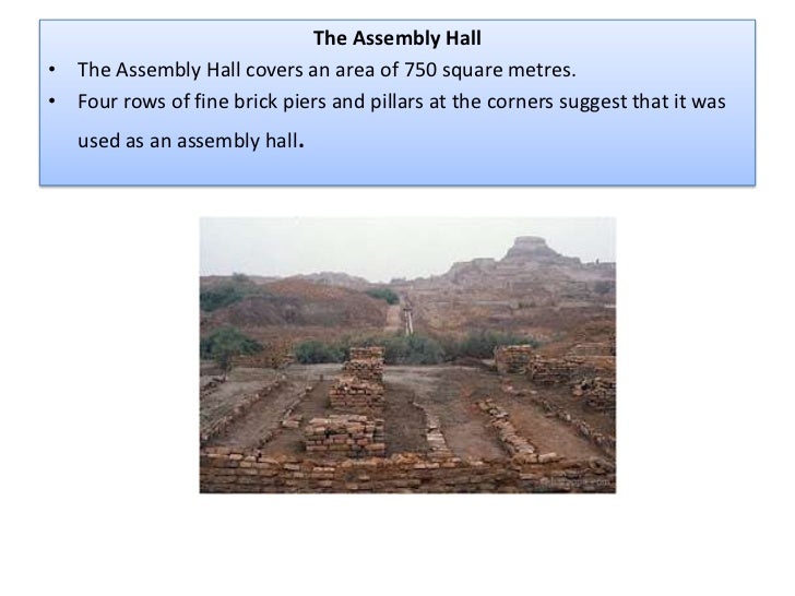 Indus Valley Civilization Assembly Hall