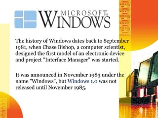 Windows presentation | PPTX