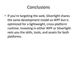 Windows presentation foundation | PPT