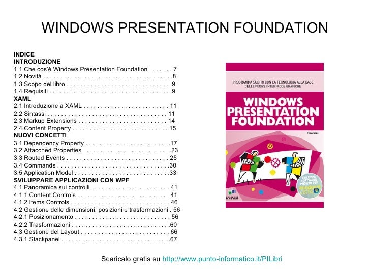 Windows presentation foundation