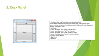 Windows presentation foundation | PPTX | Operating Systems | Computer Software and Applications