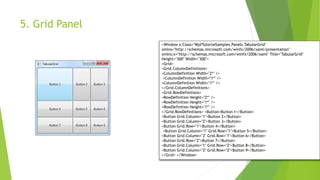 Windows presentation foundation | PPTX | Operating Systems | Computer Software and Applications