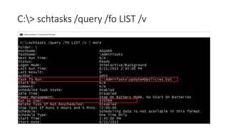Windows Privilege Escalation | PPTX