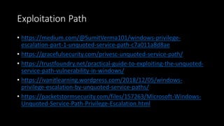 Windows Privilege Escalation - Overview.pdf