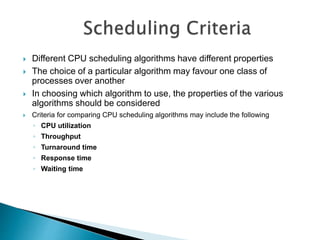 Windows process scheduling presentation | PPT