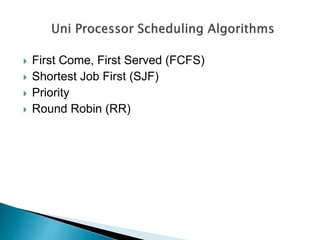 Windows process scheduling presentation | PPT