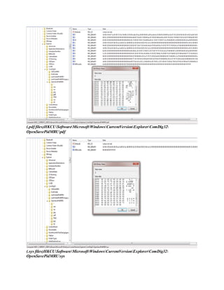 Windows Registry Analysis | PDF