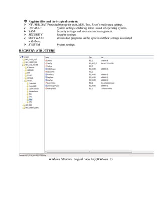 Windows Registry Analysis | PDF