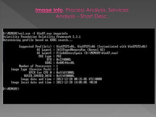 Windows Registry Forensics with Volatility Framework | PPTX