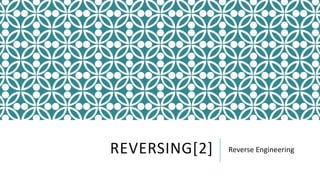 Windows reversing study_basic_3 | PPT