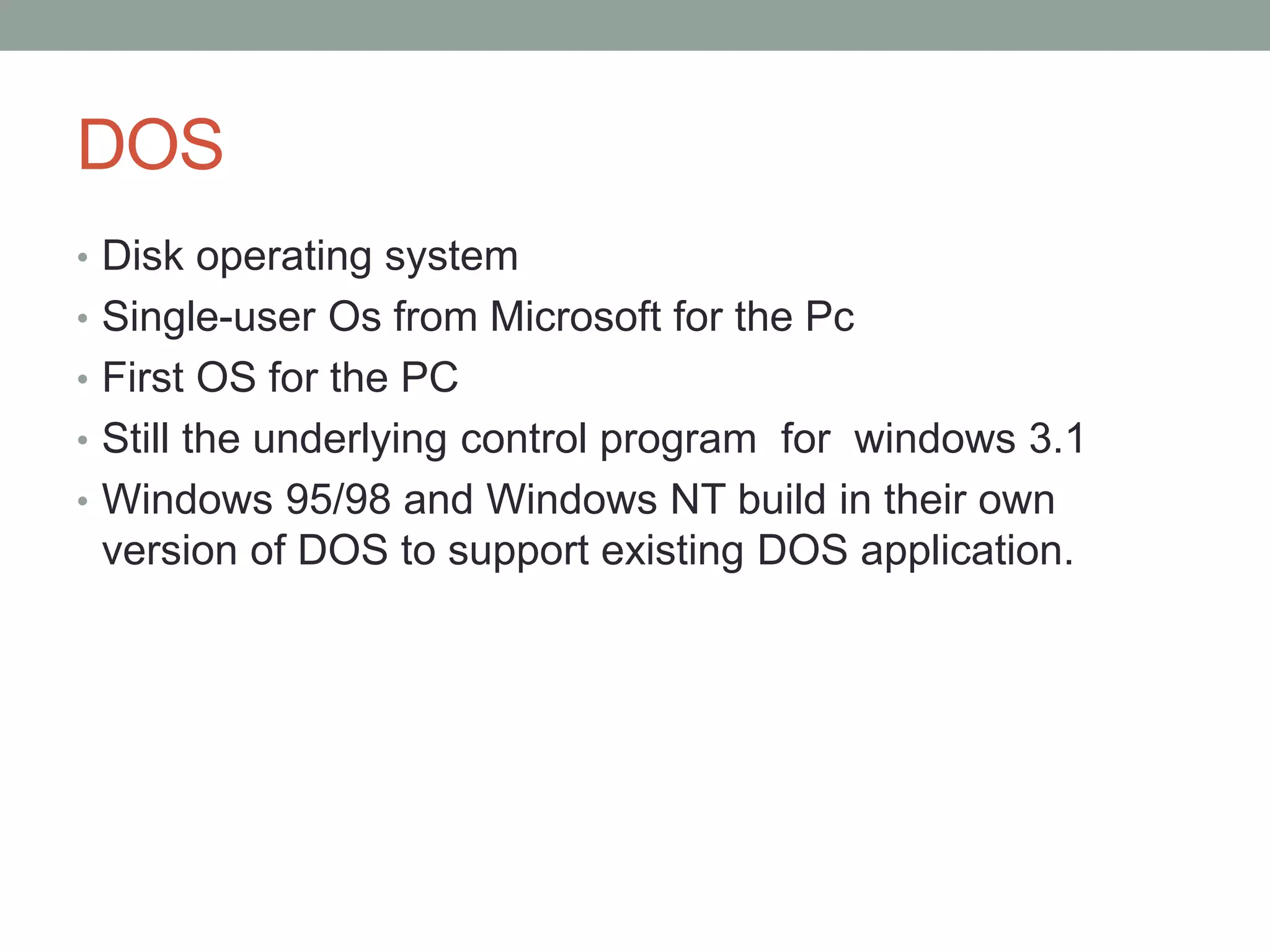 Windows Operating System | PPTX