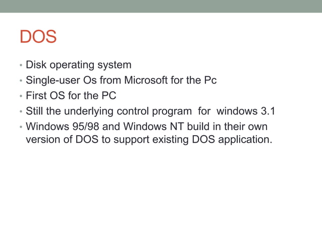 Windows Operating System | PPTX