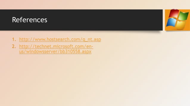 Windows server | PPT