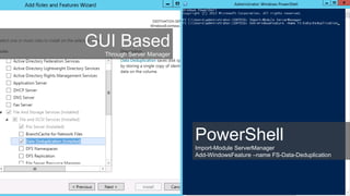 Windows Server 2012 Disk Dedupe | PPTX