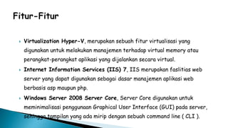 Analisis Kebutuhan Server 2008 | PPT