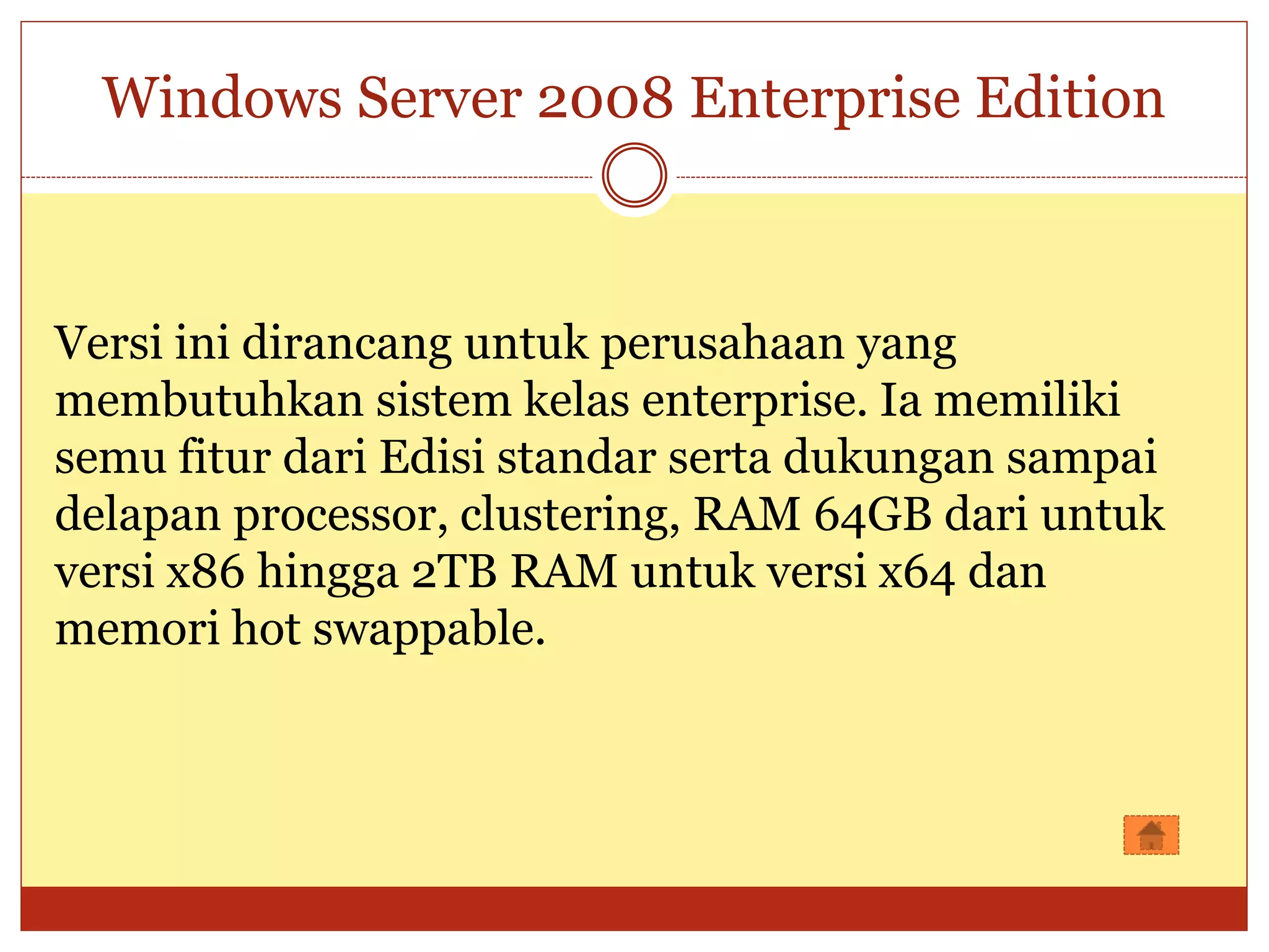 Analisis Kebutuhan Windows server 2008 | PDF