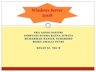 Windows Server 2008 | PPT