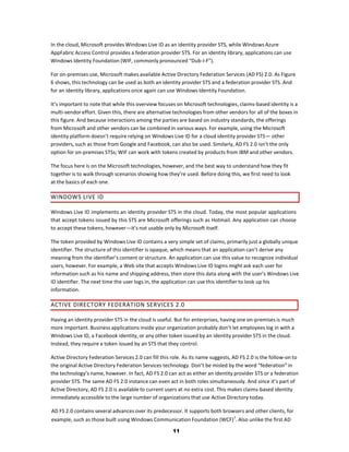 Windows Server 2008 R2 Active Directory ADFS Claims Base Identity for Windows Part 1 | PDF