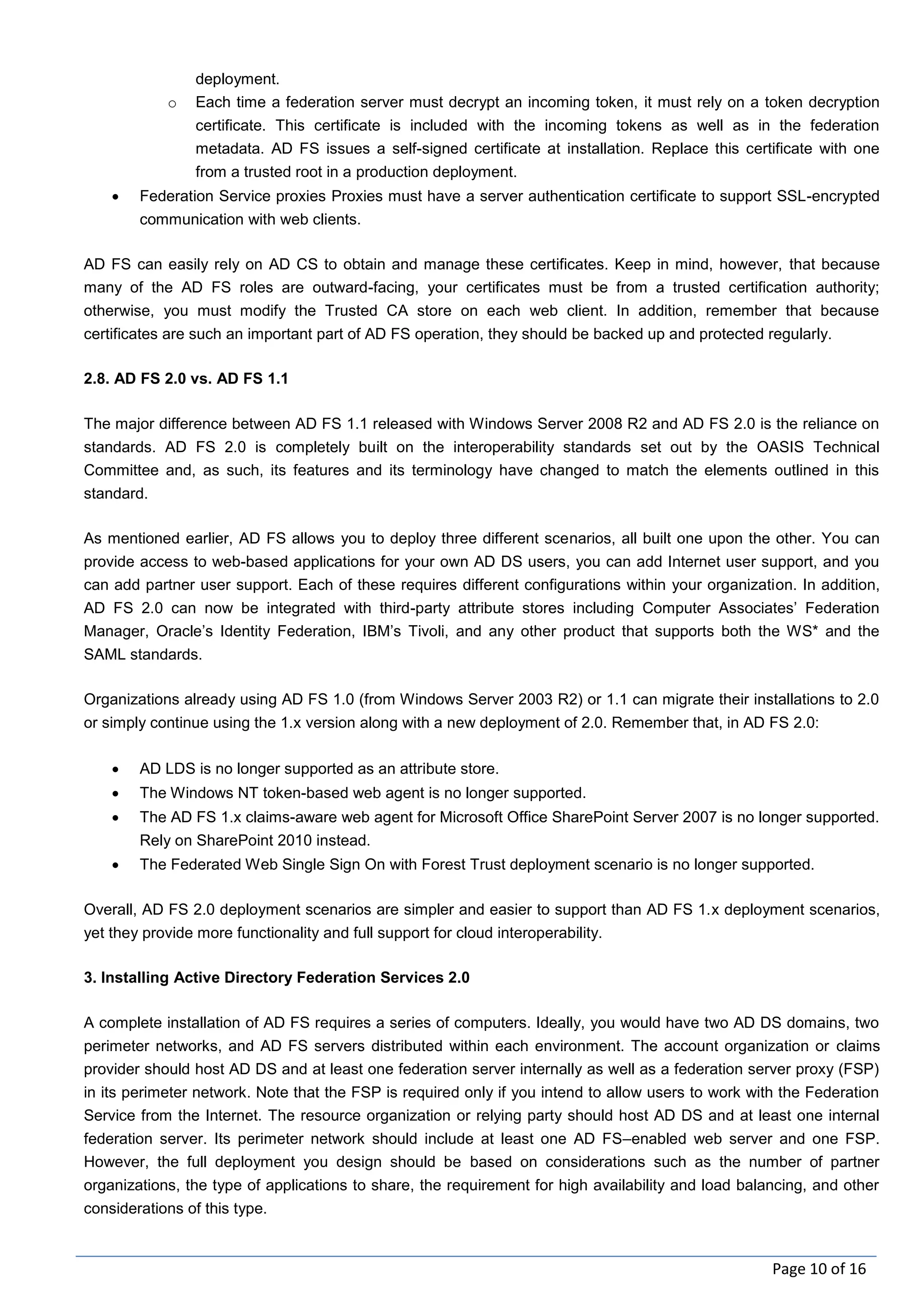 Windows Server 2008 Active Directory ADFS Claims-base Idm for Windows ...