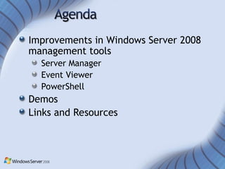 Windows_Server_2008_Management & Ack.ppt