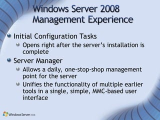 Windows_Server_2008_Management & Ack.ppt