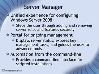 Windows_Server_2008_Management & Ack.ppt