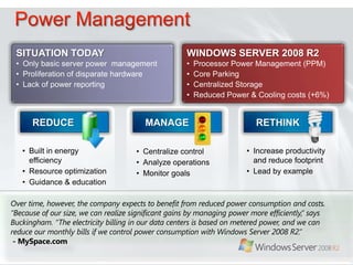 Windows Server 2008 R2 Bdm Overview Rtm 2 | PPT