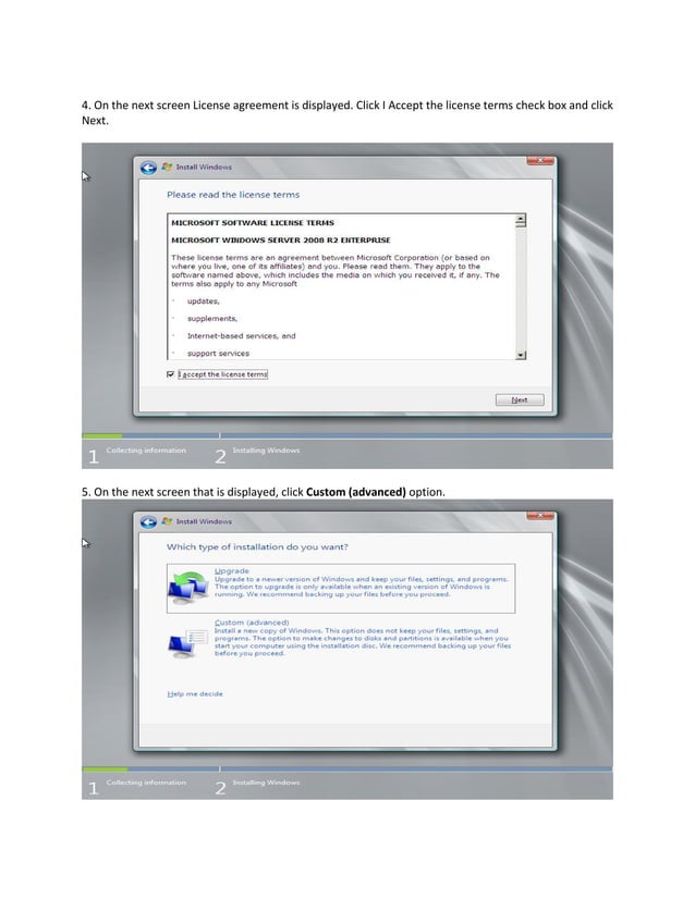 Windows server 2008 r2 installation | PDF | Operating Systems ...