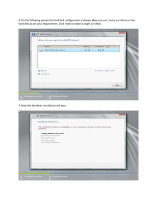 Windows server 2008 r2 installation | PDF | Operating Systems ...